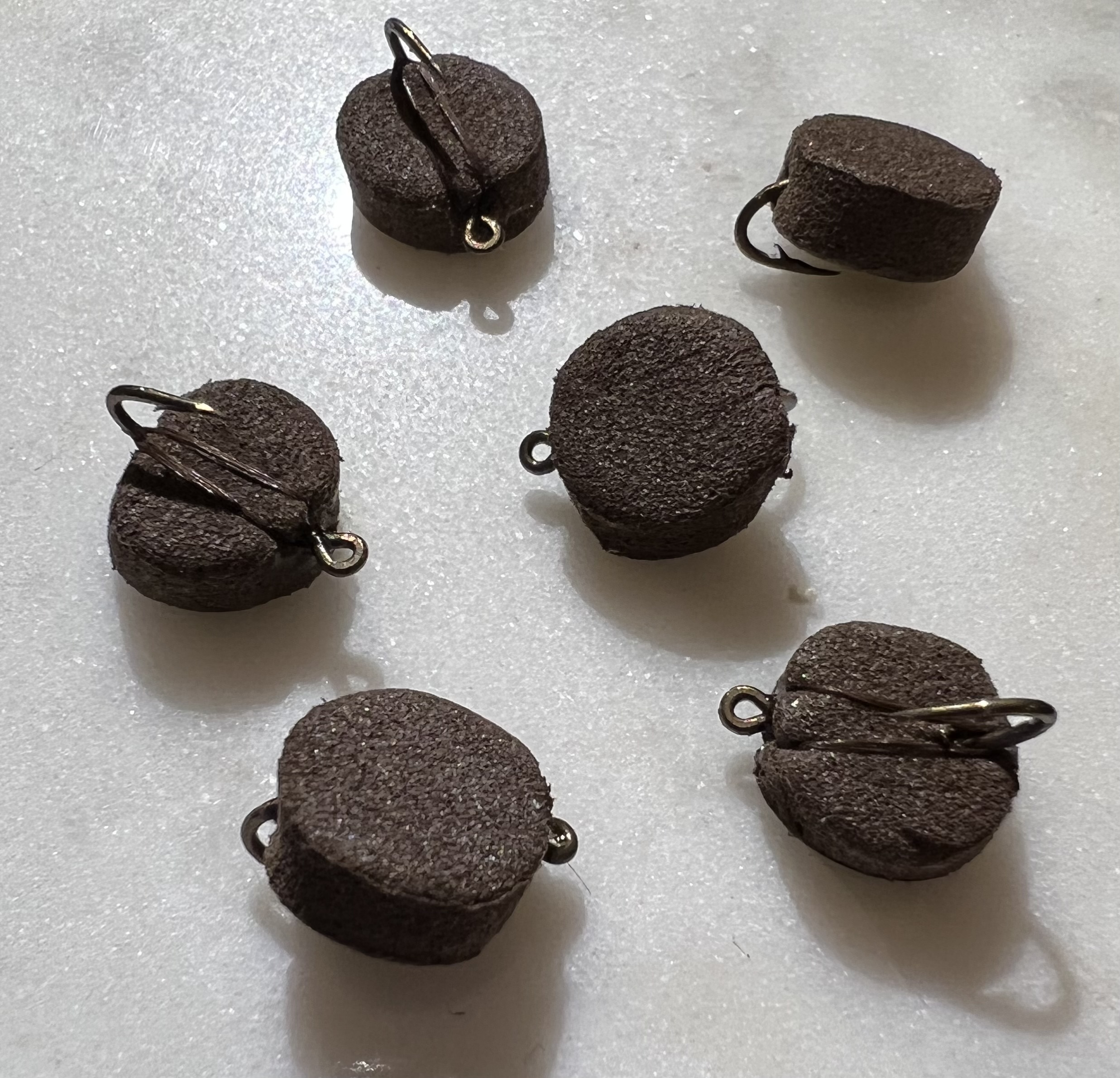 Fish Biscuit Pellet Fly Size 8 Half Dozen (6 QTY) - Ames Fly Fishing