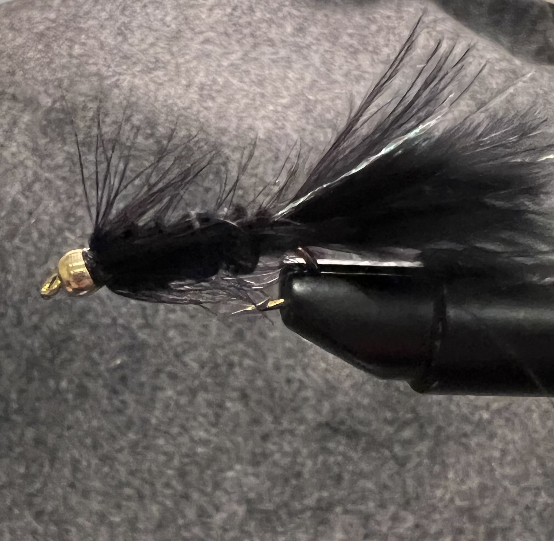 Woolly Bugger Bead Head Streamer Black Size 8 Half Dozen (6) - Ames Fly ...