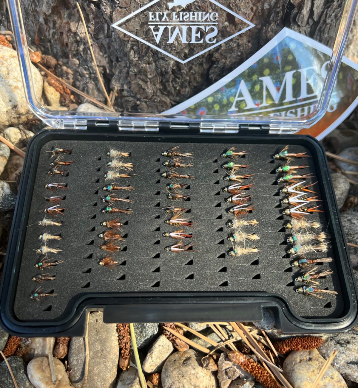 Nymph Flies Assortment Loaded Fly Box - Ames Fly Fishing