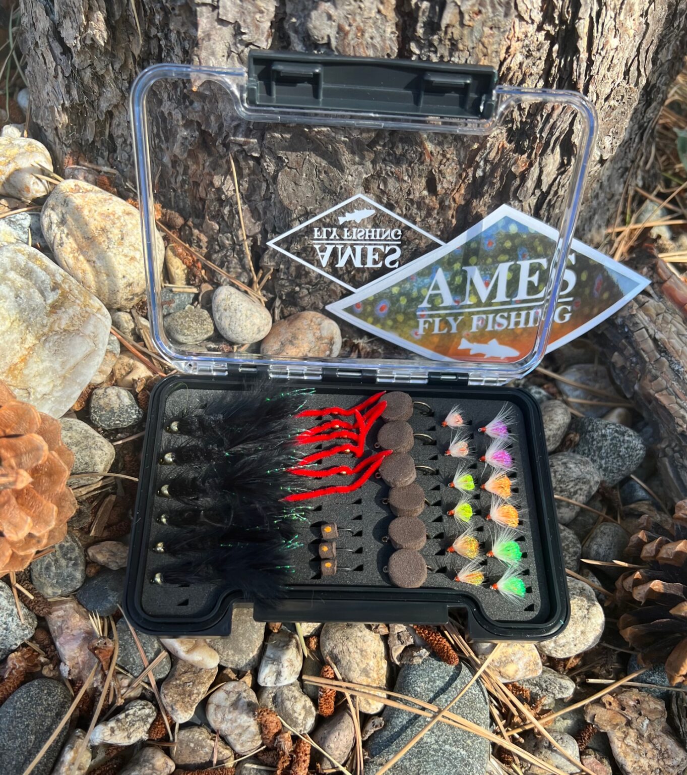 Midge Emerger Flies Assortment Loaded Fly Box - Ames Fly Fishing