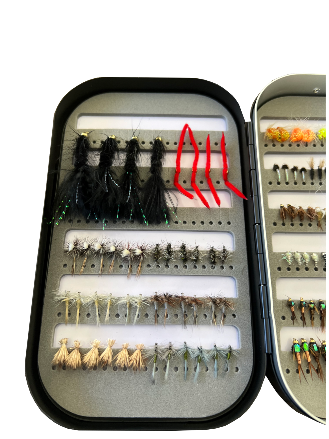 Guides Choice Fully Loaded Aluminum Fly Box Black - Ames Fly Fishing