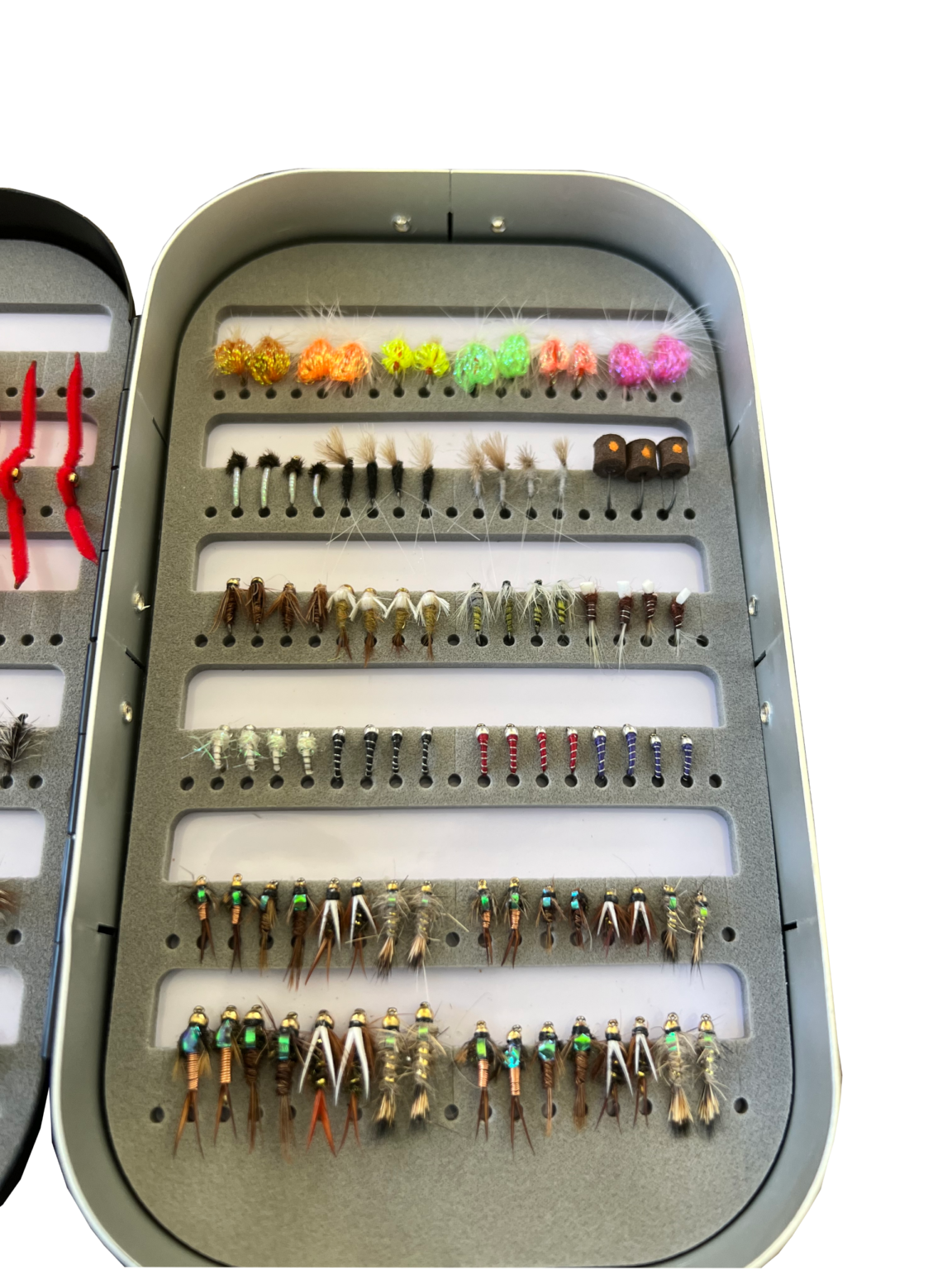 Guides Choice Fully Loaded Aluminum Fly Box Black - Ames Fly Fishing