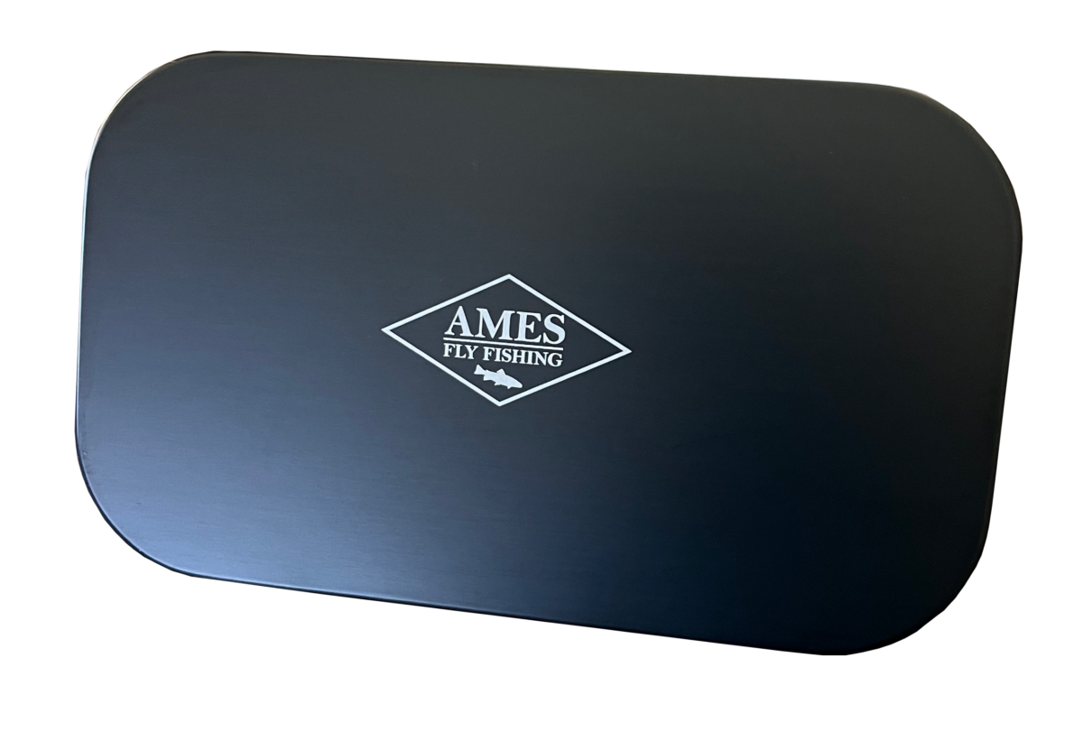 Saltwater Assortment Loaded Aluminum Fly Box Black - Ames Fly Fishing
